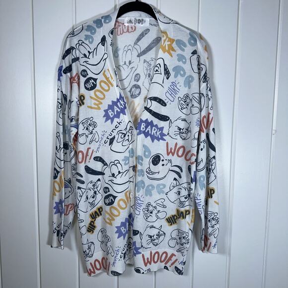Disney | Sweaters | Disney Characters Sidekicks Sweater Large All Over ...